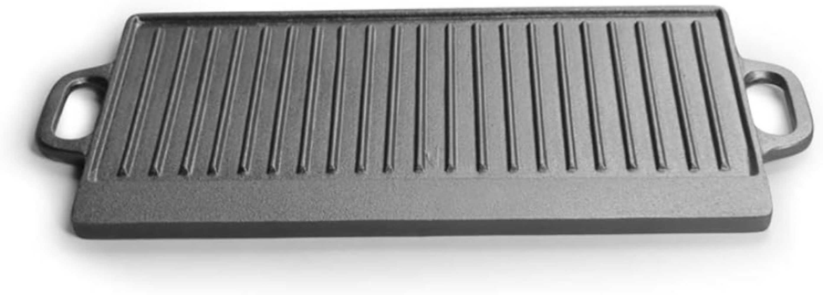 Elama Addlestone 17-inch Reversible Cast Iron Griddle, Preseasoned Flat ...