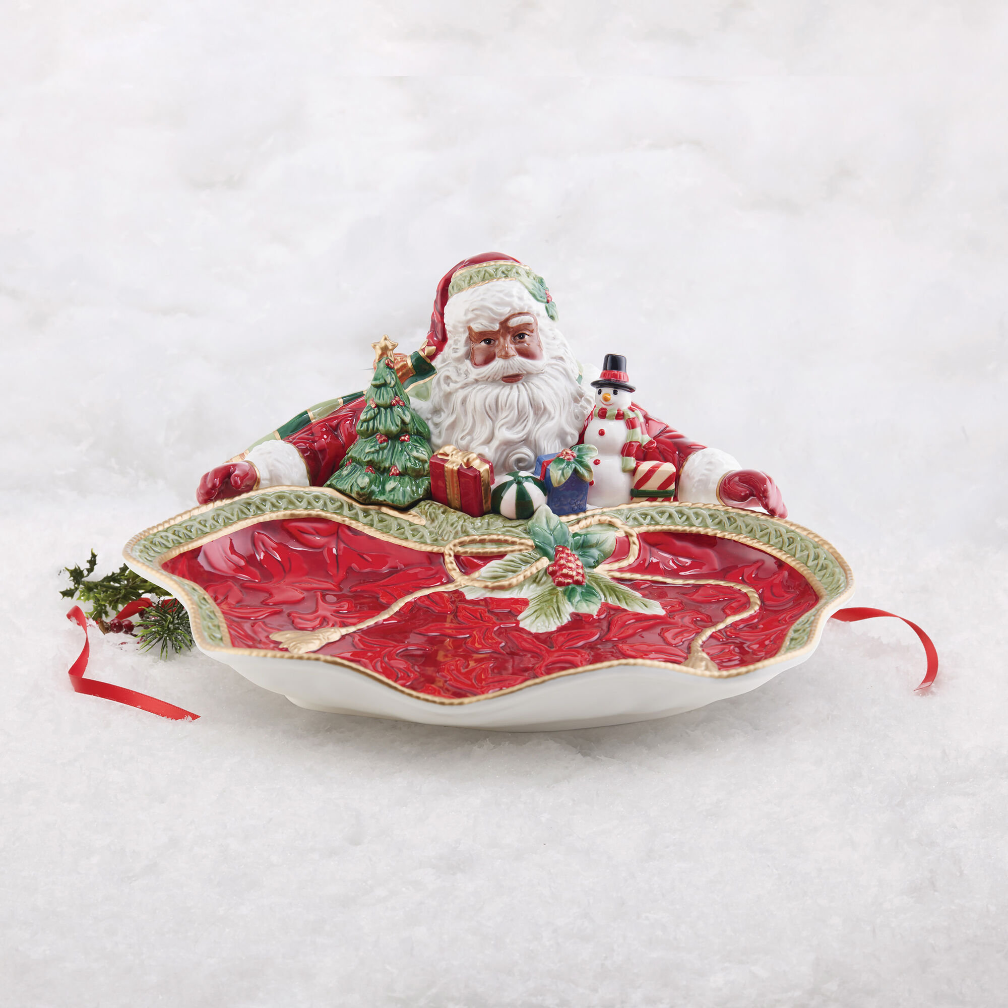 Fitz and Floyd Fitz And Floyd Holiday Home African American Santa ...