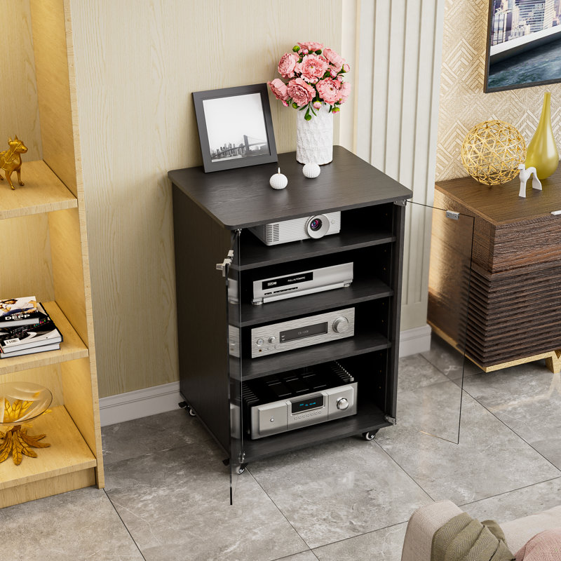 Ebern Designs Stand Audio Cabinet & Reviews | Wayfair
