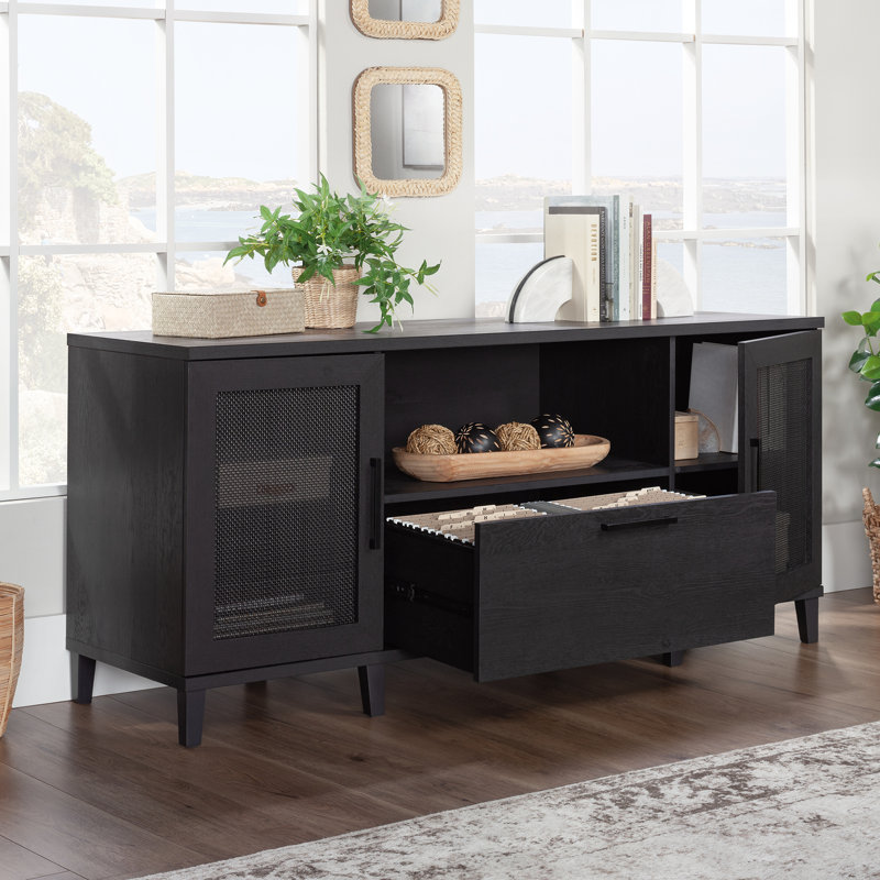 Trent Austin Design® Aldrik 1 - Drawer Filing Credenza & Reviews | Wayfair
