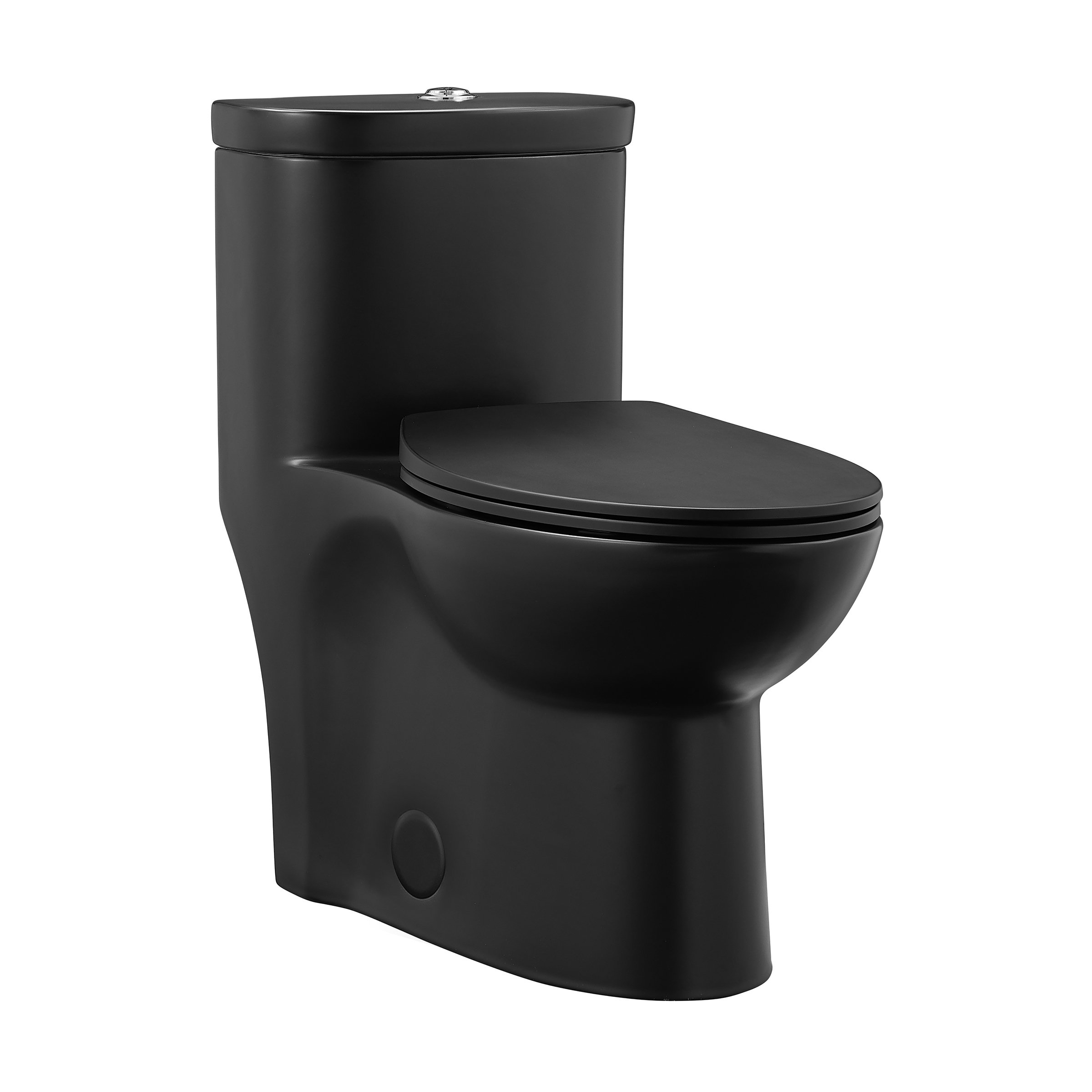 Swiss Madison Sublime One-Piece Elongated Dual-Flush Handle Toilet 1.28 ...