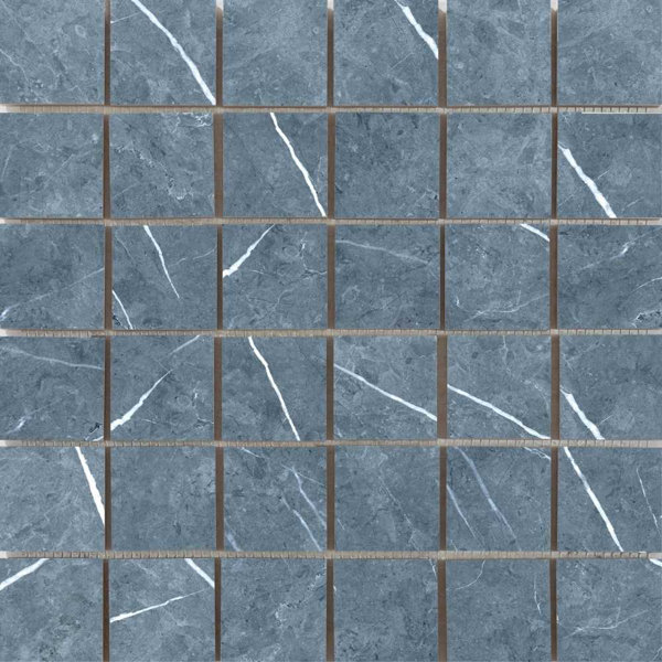 Long Island Mosaics & Tile Opera 2" x 2" Porcelain Grid Mosaic Wall ...