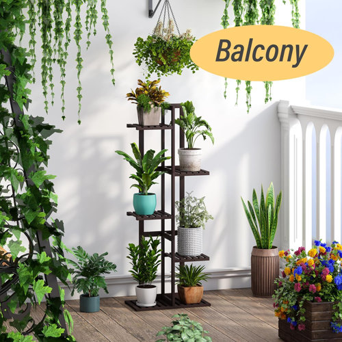 Rattan/Wicker Plant Stands & Tables You'll Love | Wayfair