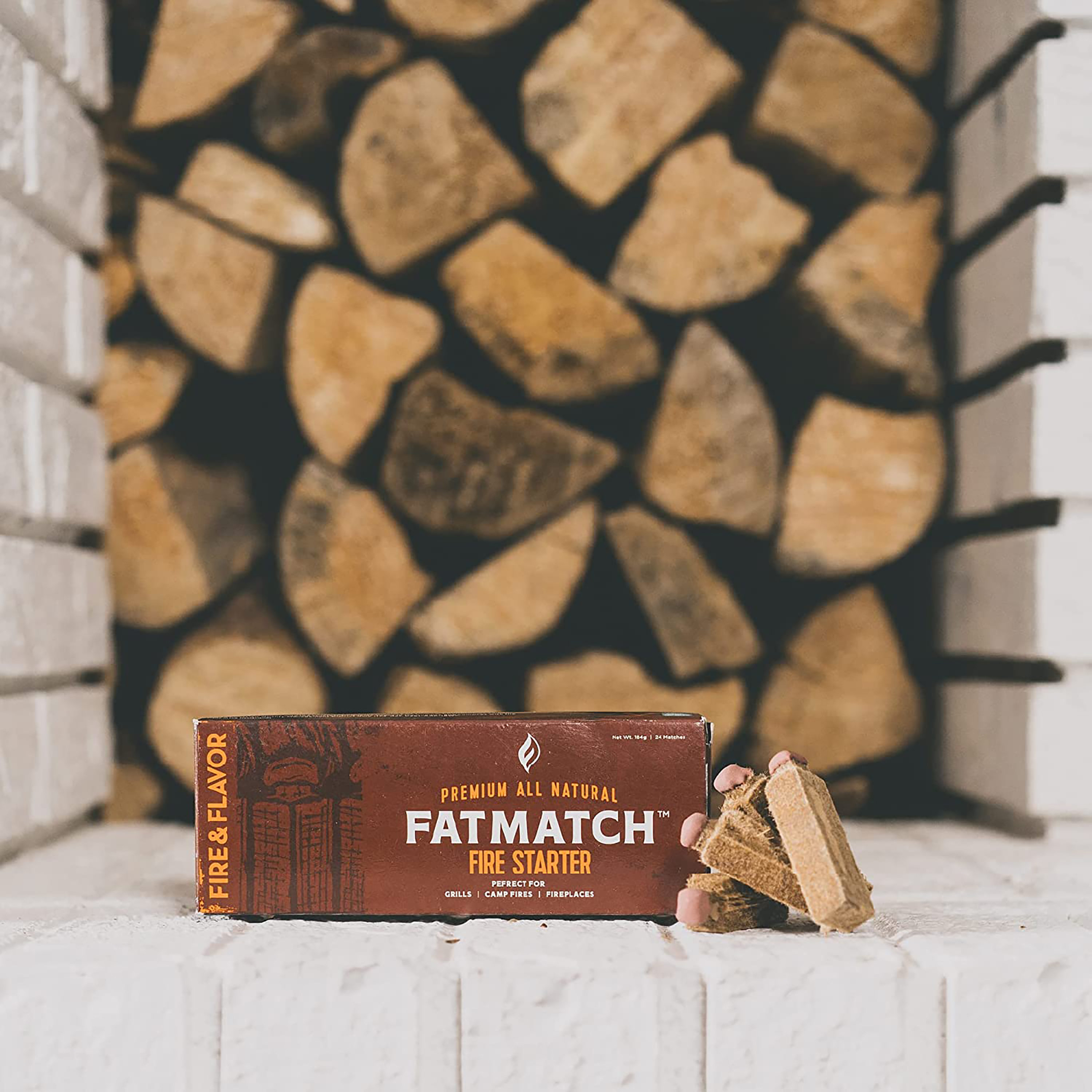 Fire & Flavor Premium All Natural Fatmatch Fire Starter - Wayfair Canada
