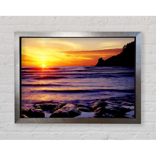 Bright Star The Last Glimmer Of Sun - Single Picture Frame Print ...
