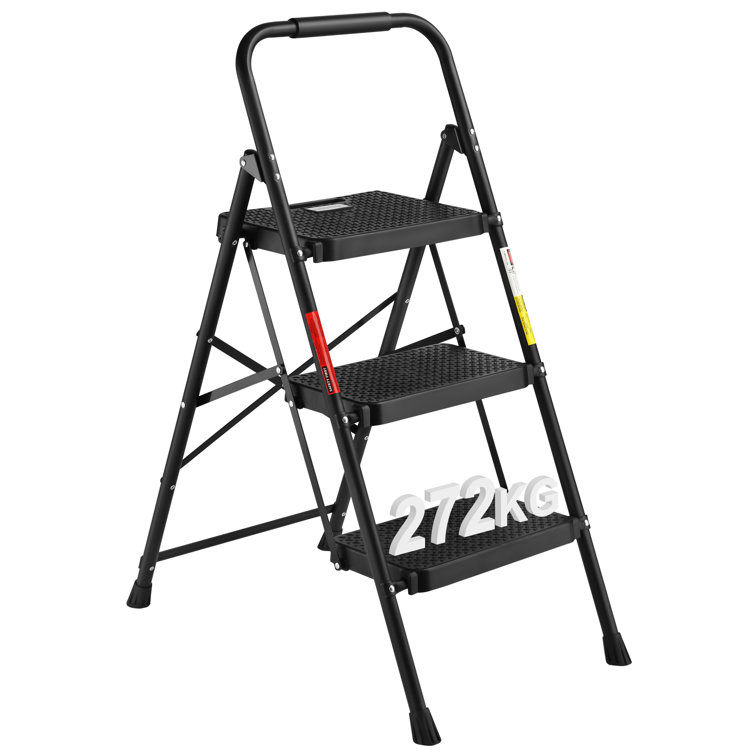 WFX Utility Hoisington 3 - Step Folding Heavy Duty Step Ladder ...