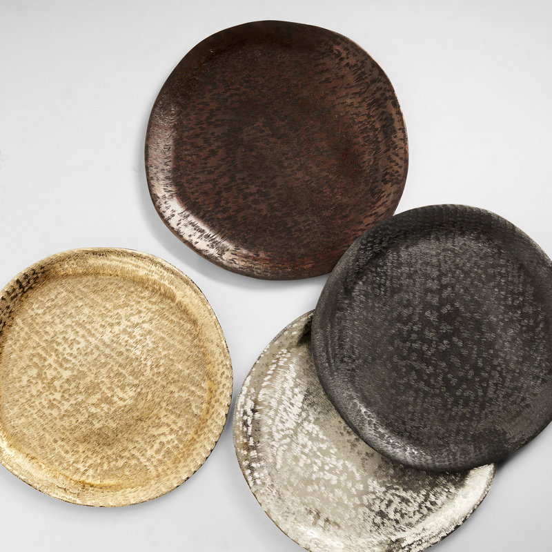 Zadia Brushed Metal Charger Plate & Reviews | Joss & Main