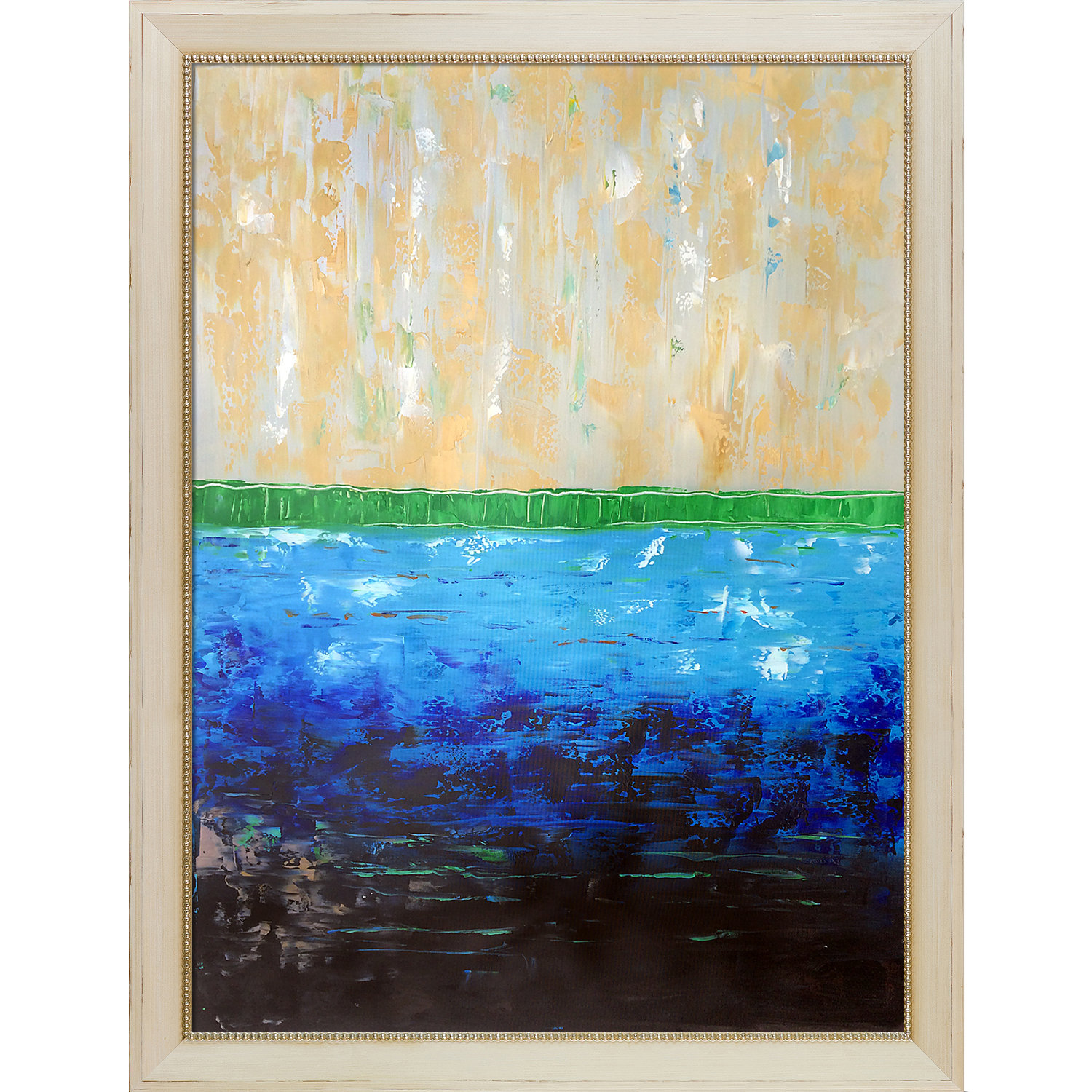 Vault W Artwork Pearl Ocean Reproduction by Lisa Carney - Picture Frame ...