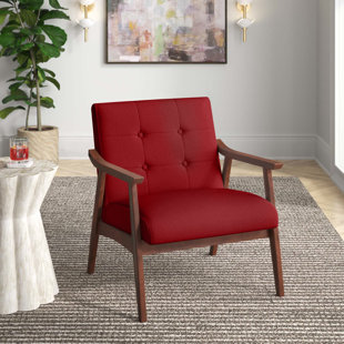 Arm Red Accent Chairs You'll Love | Wayfair