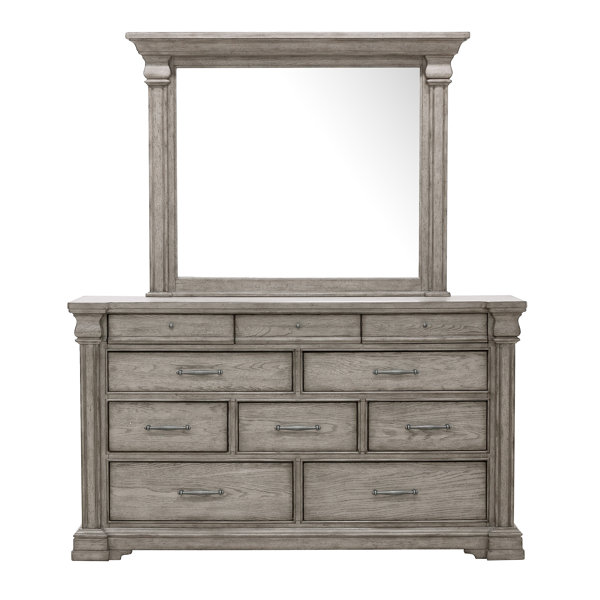 Pulaski Madison Ridge 10 - Drawer Dresser + Mirror & Reviews | Wayfair