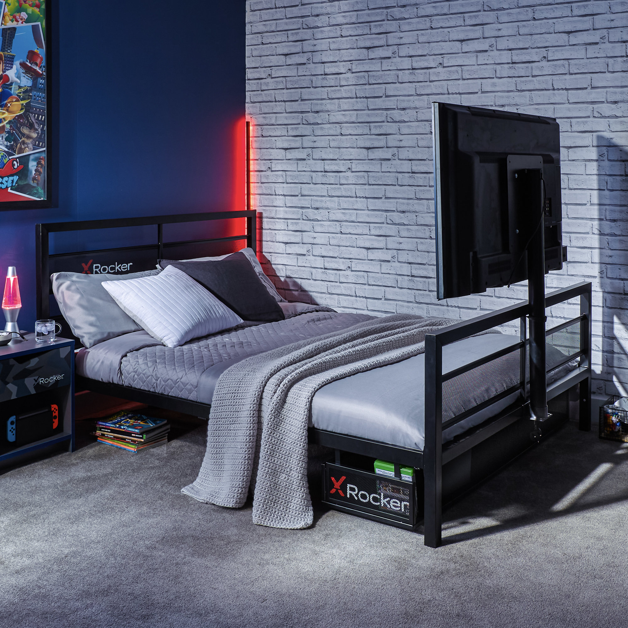 X Rocker Basecamp Double TV Gaming Bed & Reviews | Wayfair.co.uk