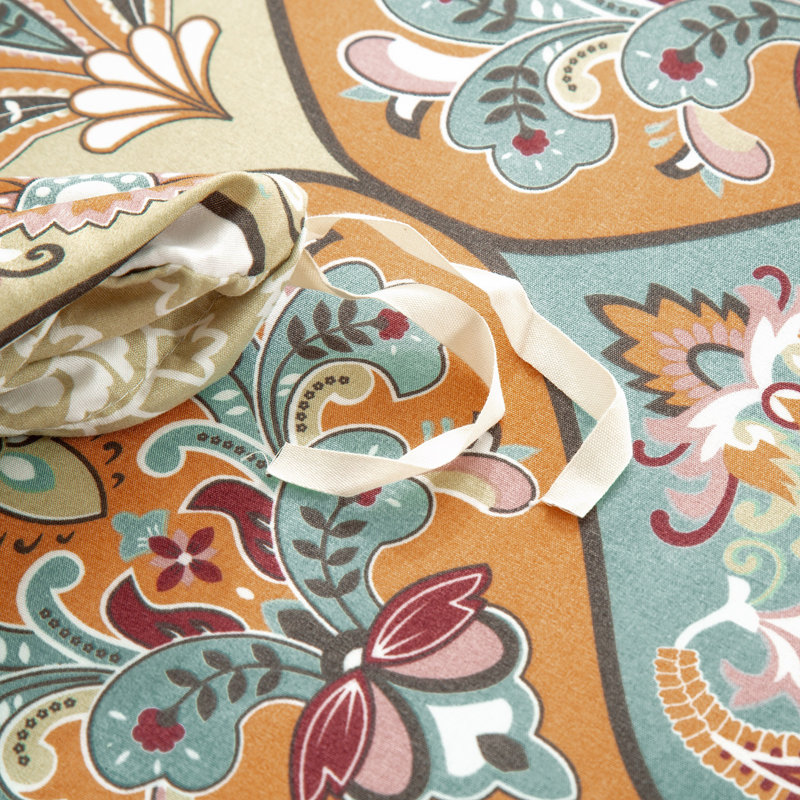 DaDa Bedding Bohemian Floral Medallion Duvet Cover Set – Reversible ...