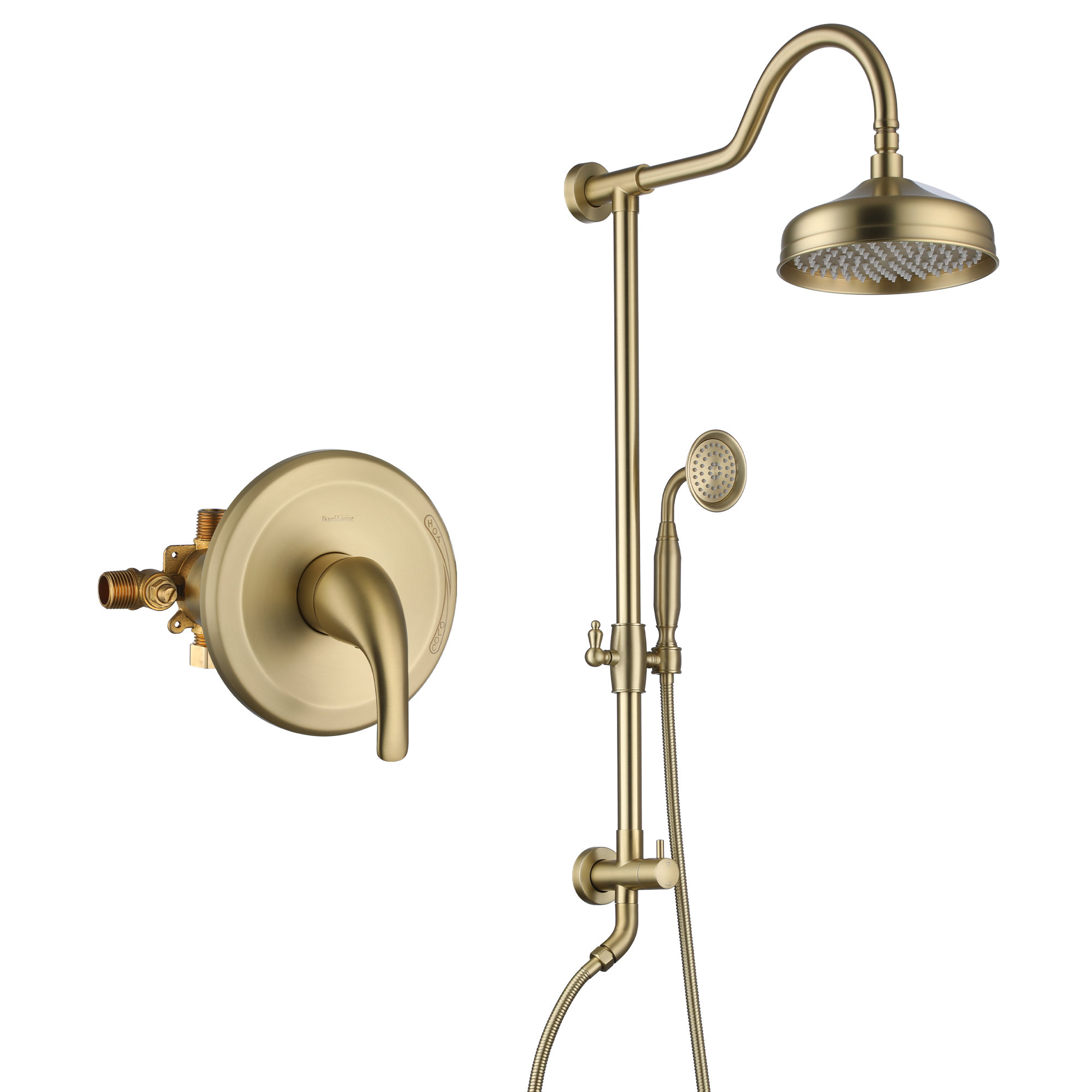 Boyel Living Shower System (No Included Rough-in Valve) | Wayfair