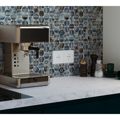 WS Tiles Twilight Aluminium Novelty Mosaic Tile - Wayfair Canada