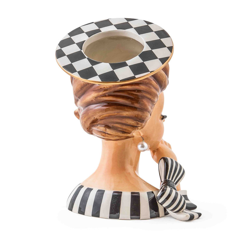 MacKenzie-Childs Lady Portrait Vase | Wayfair