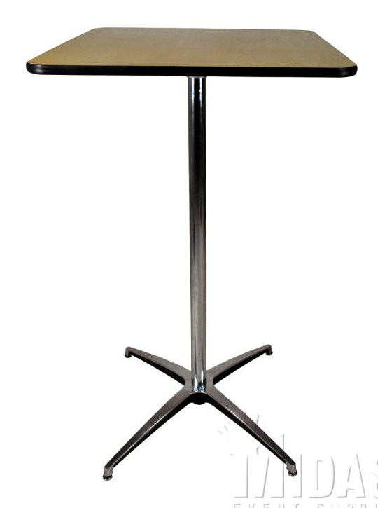 Midas Event Supply Elite Square 30" L x 30" W Table | Wayfair