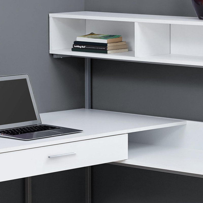 Brayden Studio® Computer Desk, Home Office, Corner, Storage Drawers, L ...