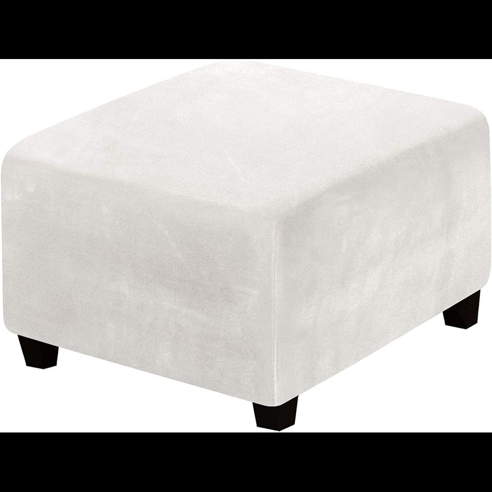 Latitude Run® Ottoman Cover Square,Stretch Square Ottoman Covers ...