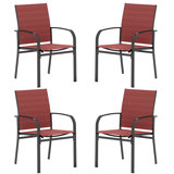 Rust - Resistant Metal Patio Dining Chairs You'll Love | Wayfair