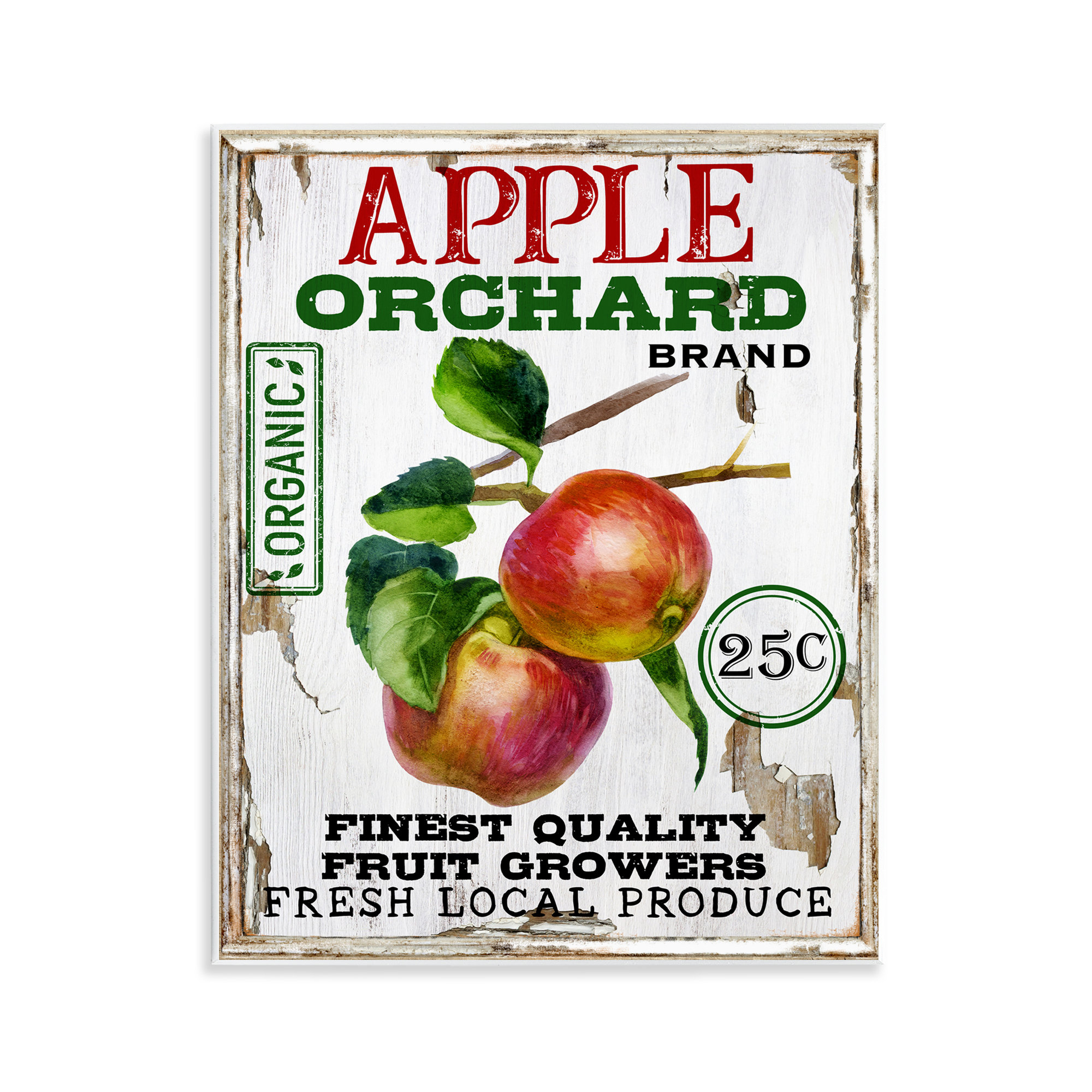Winston Porter Farmhouse Style Apples Wall Plaque Art by Creatif Belle ...