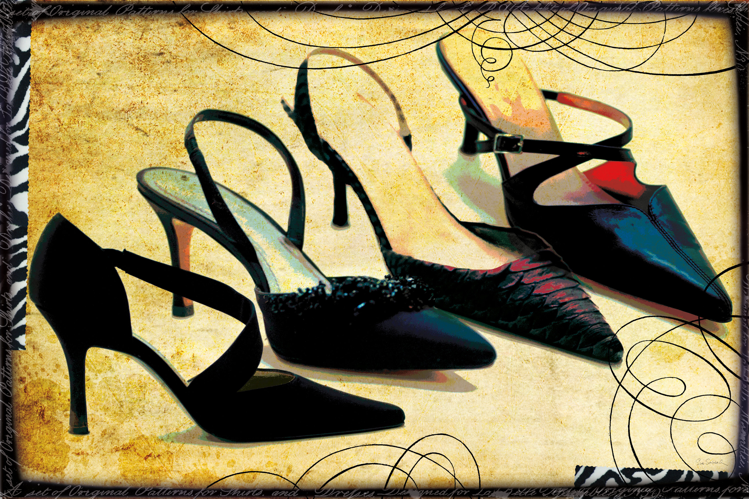 Mercer41 Chic Shoes - Wrapped Canvas Photograph - Wayfair Canada