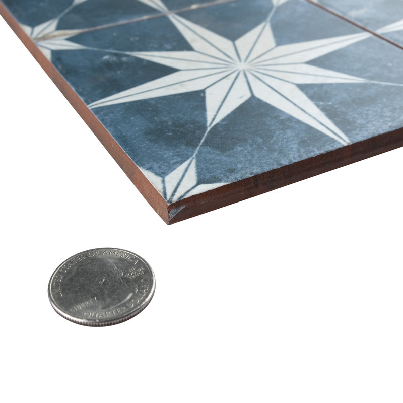 Merola Tile Harmonia 13" x 13" Ceramic Patterned Wall & Floor Tile ...