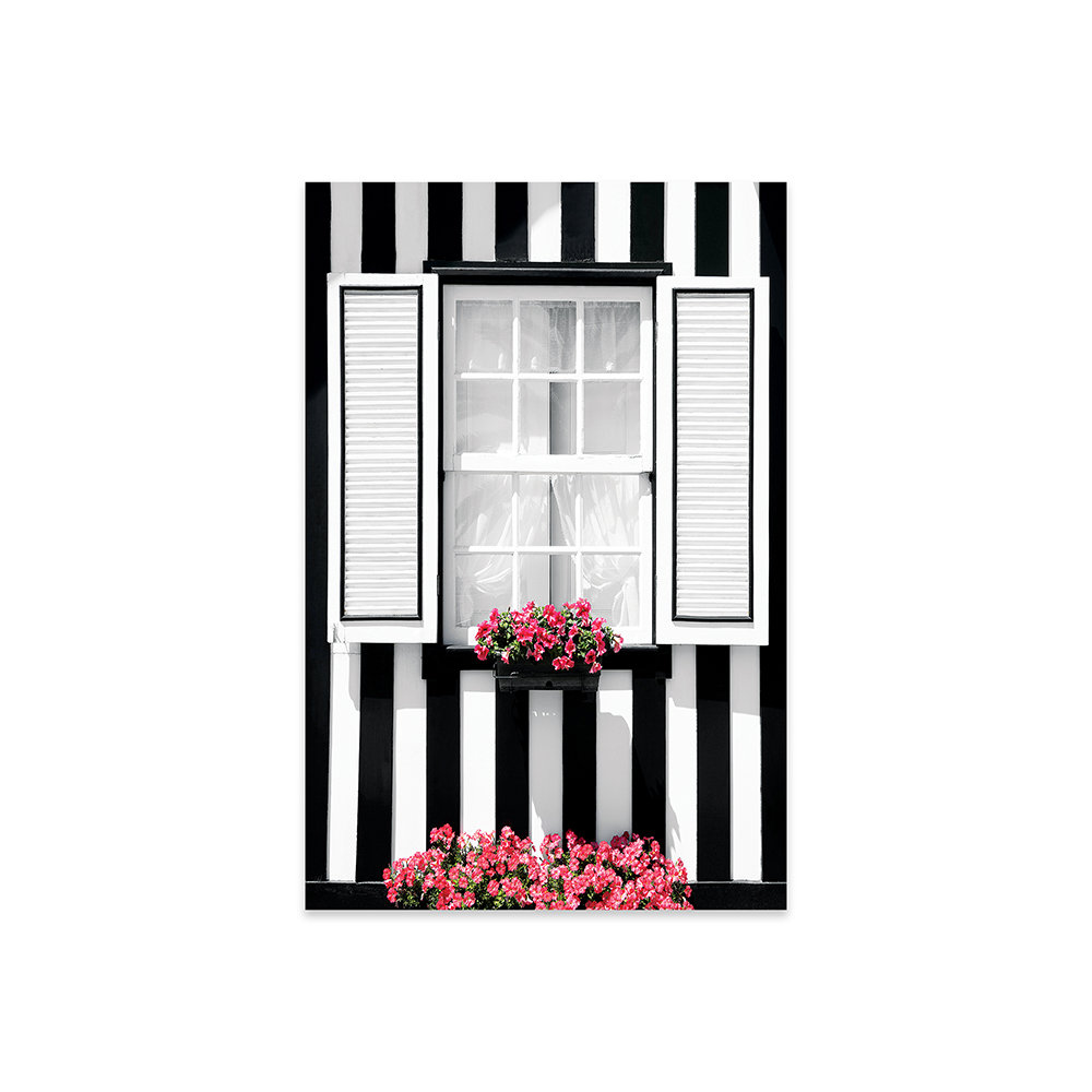Ebern Designs " Black And White Striped Window " by Philippe Hugonnard ...