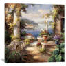 Global Gallery 'Pompeii Terrace' by Horwich Painting on Wrapped Canvas ...