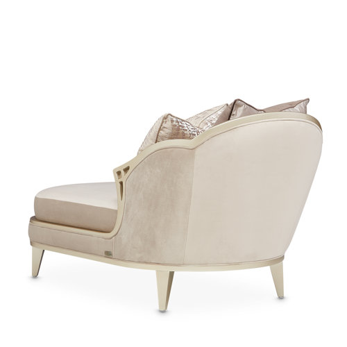 Michael Amini Villa Cherie Upholstered Chaise Lounge | Wayfair