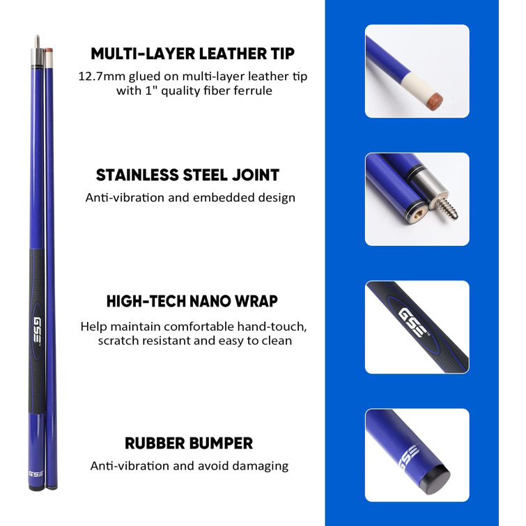 GSE Games & Sports Expert 58-Inch 2-Piece Fibreglass Graphite Composite ...