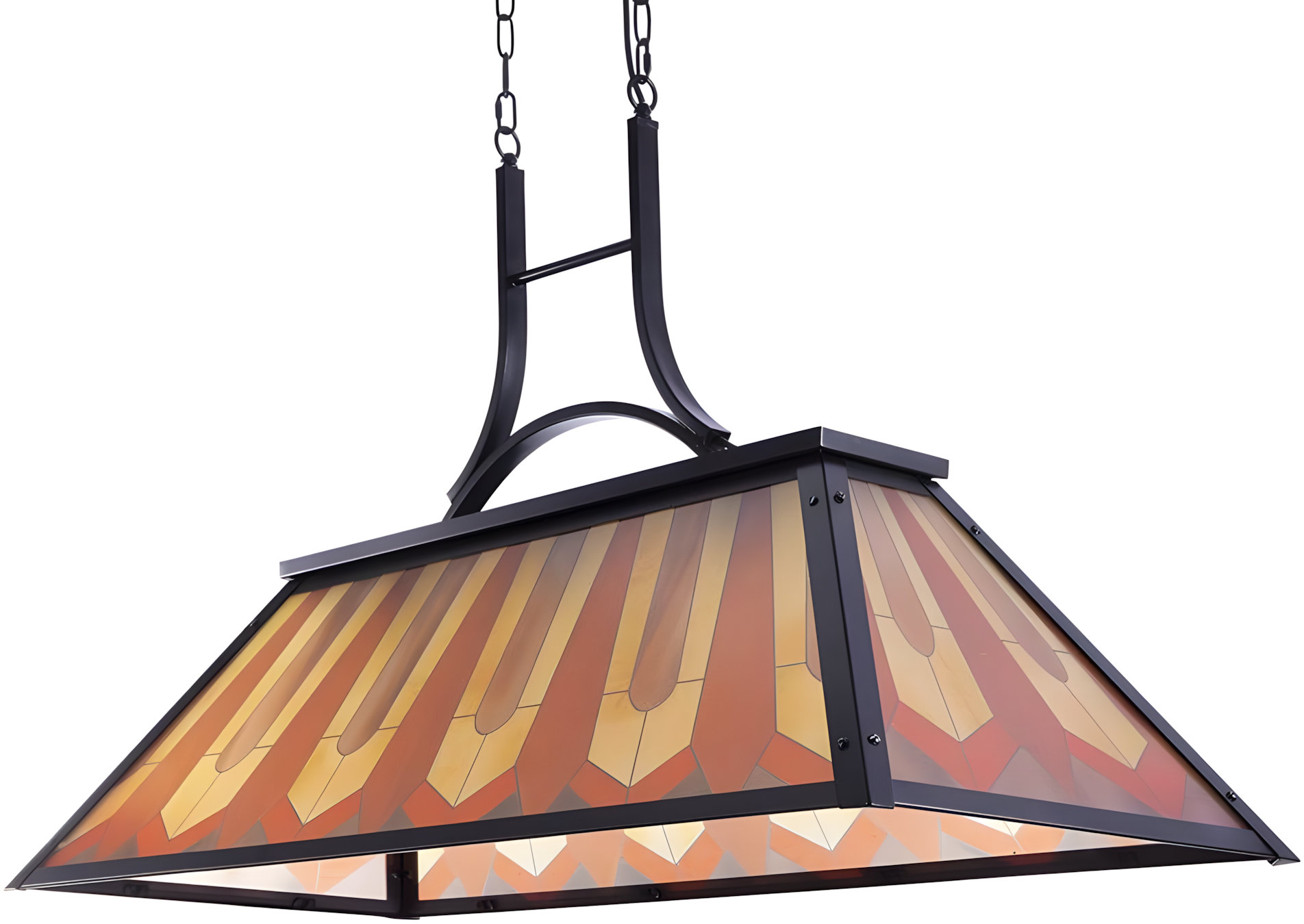 Foundry Select Vintage Tiffany-Style Billiard Table Chandelier – 3 ...