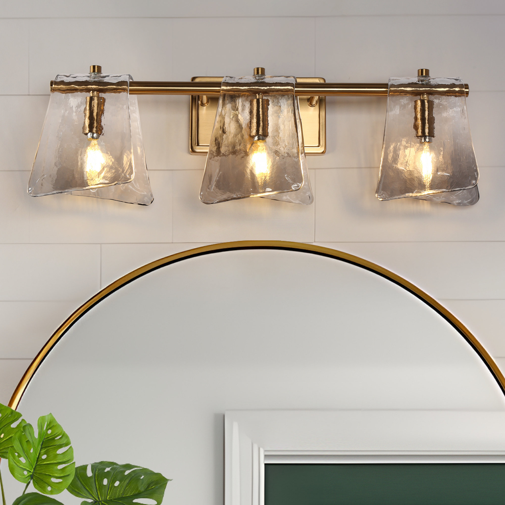 Mercer41 Elisabette 3 - Light Dimmable Vanity Light - Wayfair Canada