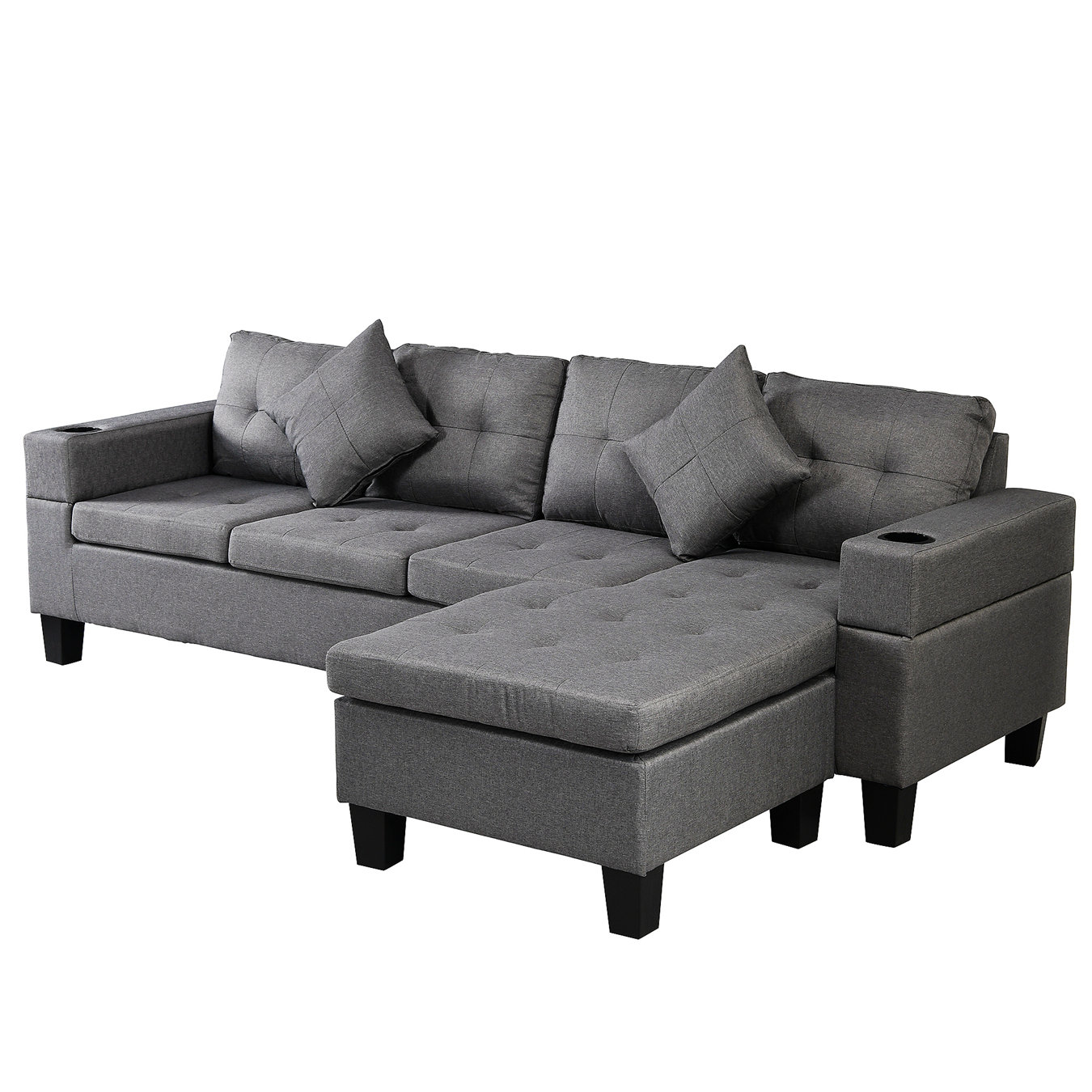 Latitude Run® Square Arm Modular Sofa | Wayfair