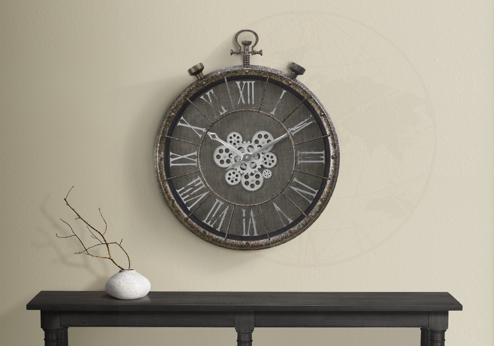 Williston Forge 24" Transitional Round Wall Clock | Wayfair