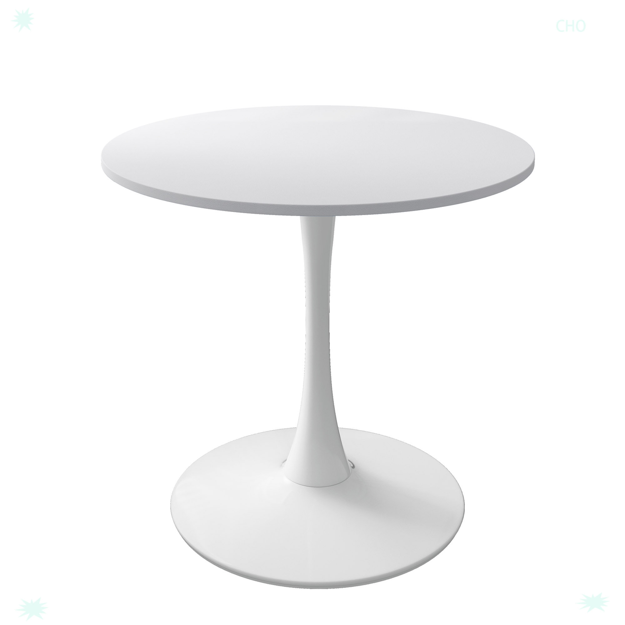 George Oliver Modern Round Dining Table With Round MDF Table Top | Wayfair