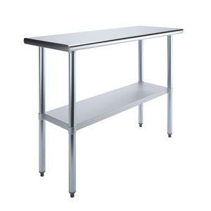 Amgood Stainless Steel Top Workbench "& Reviews" | Wayfair