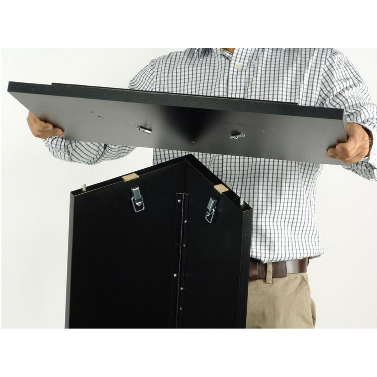 Fixturedisplays® Portable Column Style Lectern: Lightweight Folding ...
