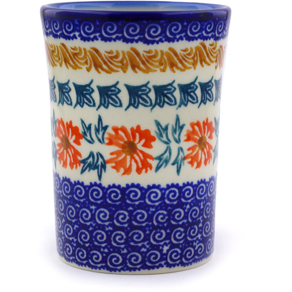 Polmedia Polish Pottery Ceramic Drinking Glass | Perigold