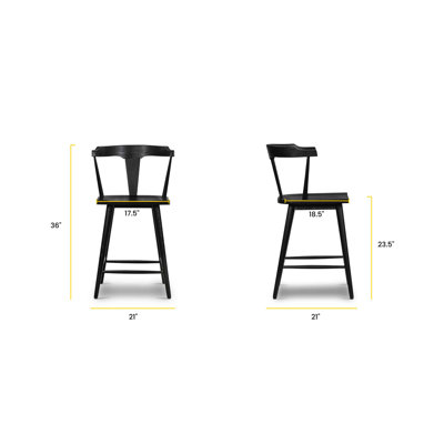 Birch Lane Rayan Enzo Counter Stool & Reviews - Wayfair Canada