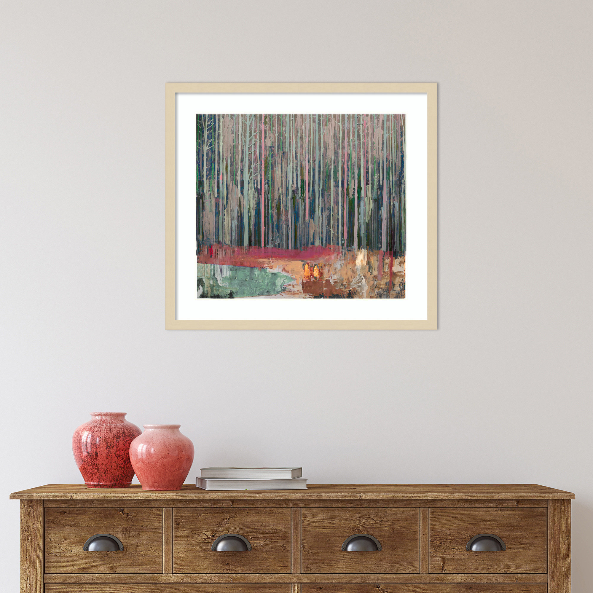 Loon Peak Forests Edge By David Mcconochie Wood Framed Wall Art Print ...