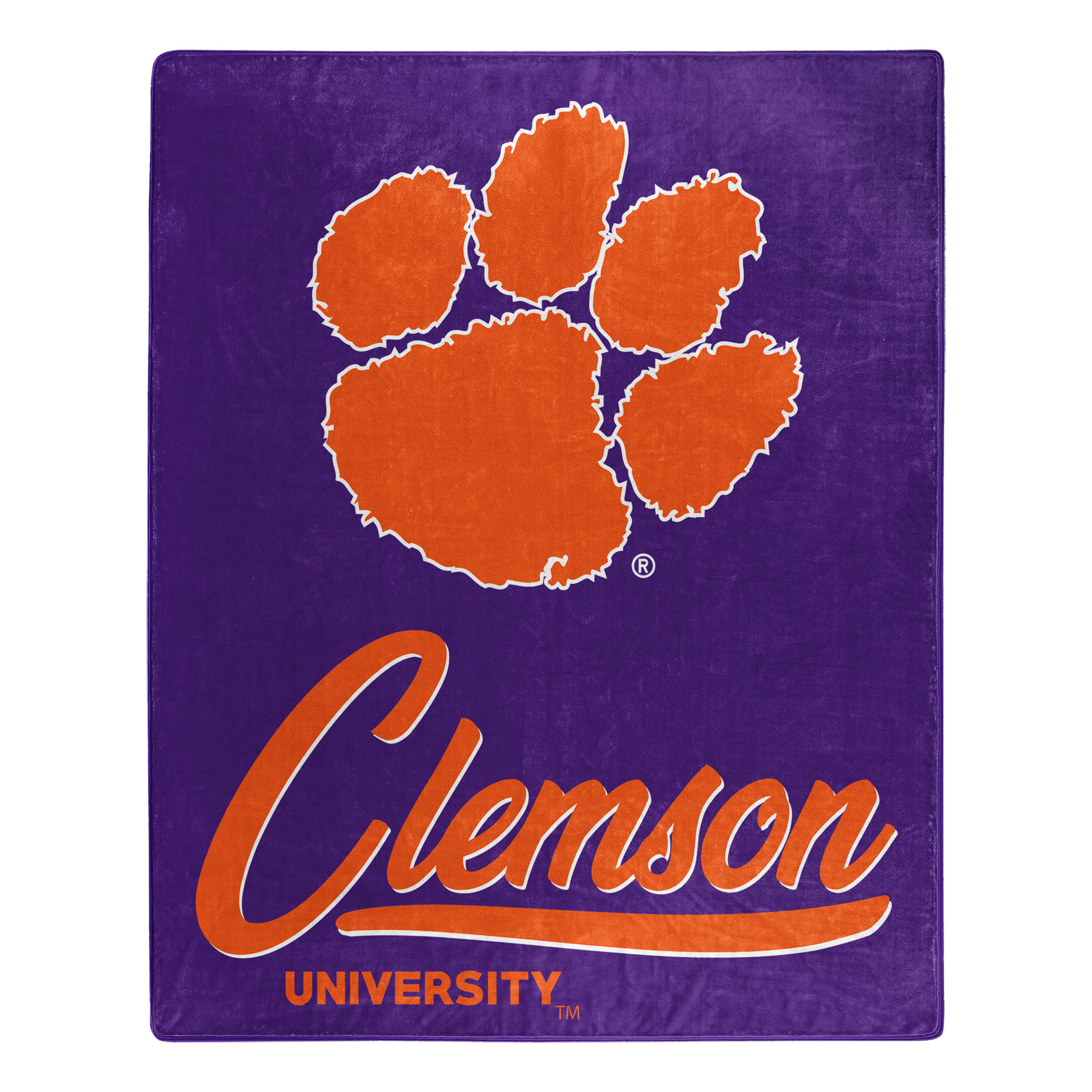 Northwest Clemson Signature Raschel Throw | Wayfair