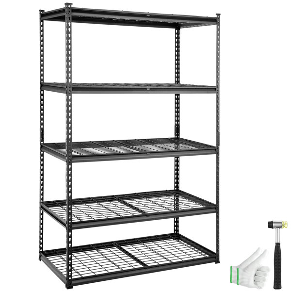 Rebrilliant Mariany Steel Height -Adjustable Shelving Unit & Reviews ...