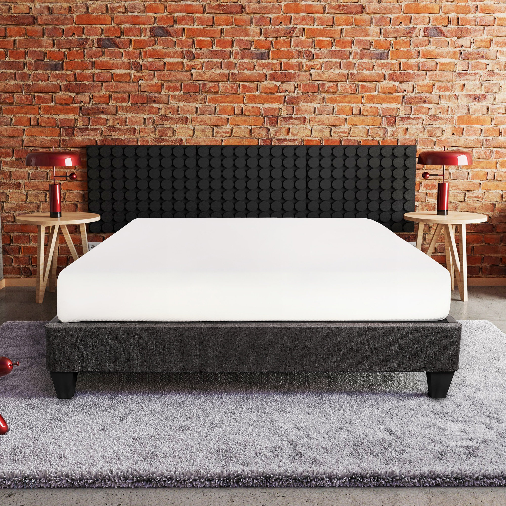 Latitude Run® Contemporary 14 In. Platform Mattress Foundation, Full ...