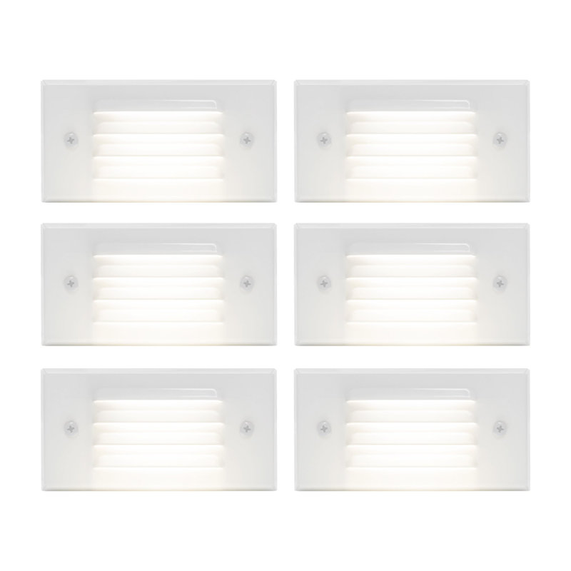 GKOplus Aluminum Low Voltage Integrated LED Metal Step Light | Wayfair