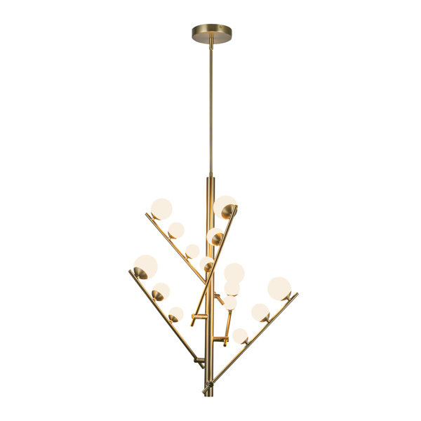 Kuzco Lighting Juniper 15 - Light Dimmable LED Novelty Chandelier ...