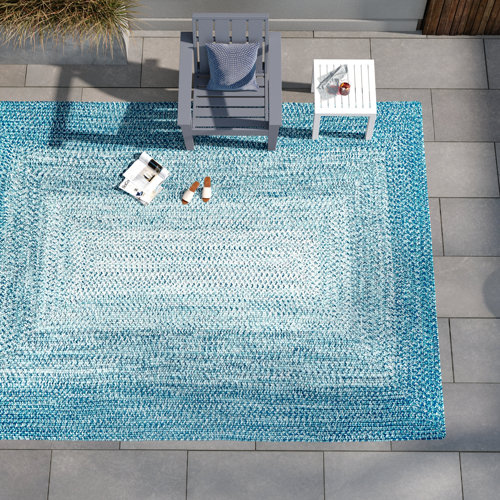 Wayfair | Blue & Green Outdoor Rugs You'll Love in 2023