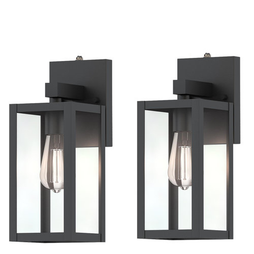 Transparent Outdoor Wall Lighting You'll Love | Wayfair