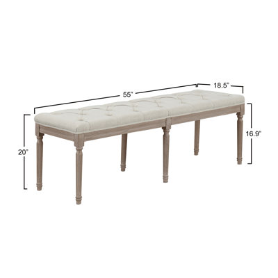 One Allium Way® Colin Bench & Reviews | Wayfair