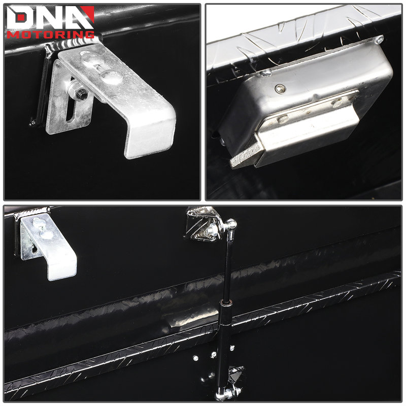 DNA Motoring Aluminum Pickup Truck Bed Trailer Key Lock Storage Tool ...