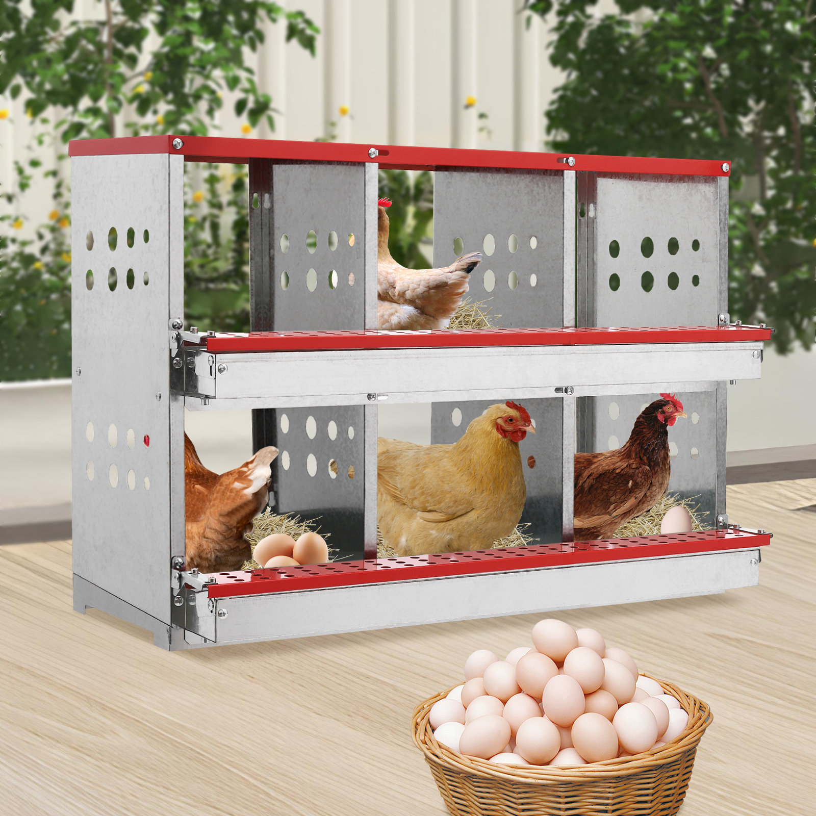 Tucker Murphy Pet™ 6 Hole Nesting Box For Chickens - Wayfair Canada